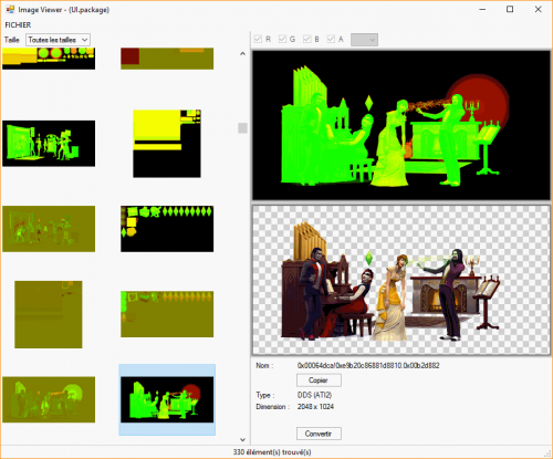 Visionneuse d'image pour fichiers packages - Applications - LuniverSims